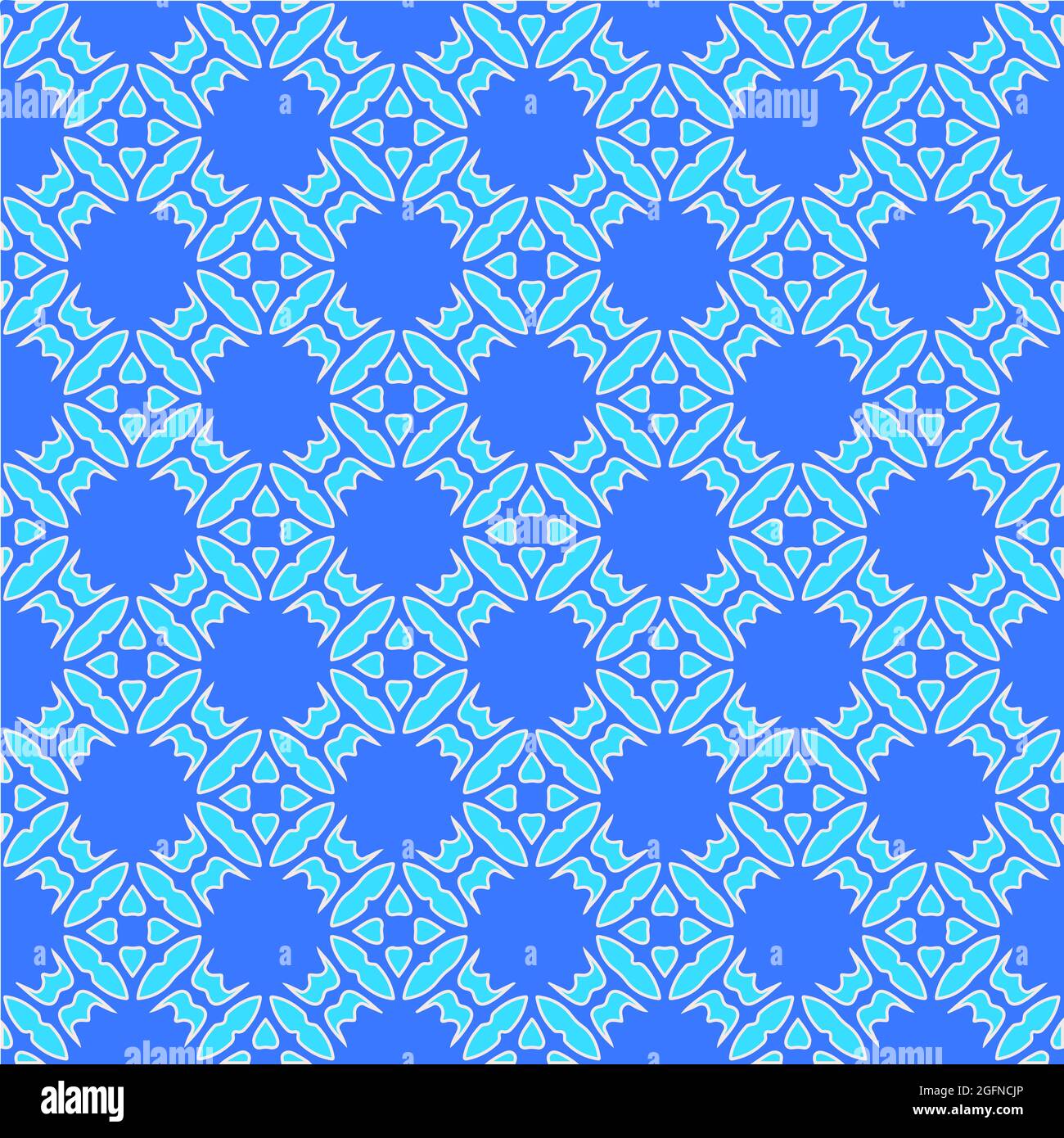Geometric vector pattern with Aquamarine and blue colors. abstract ...