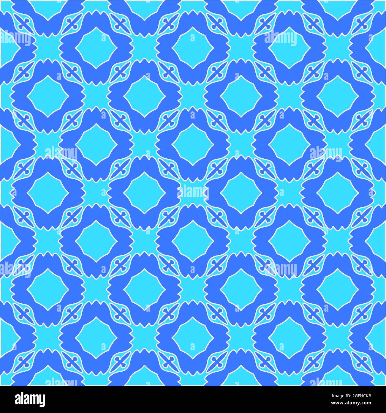 Geometric vector pattern with Aquamarine and blue colors. abstract ...