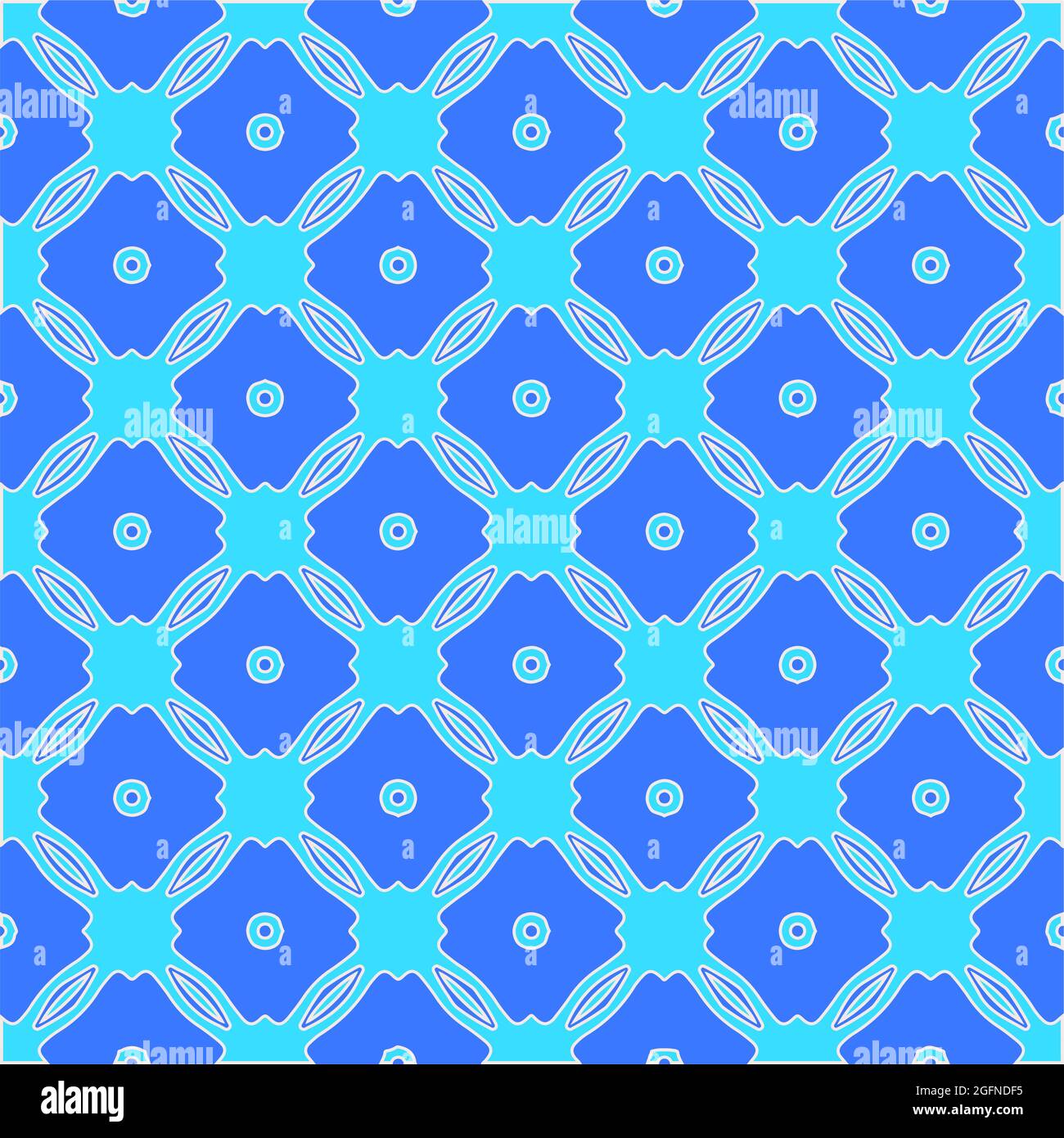 Geometric vector pattern with Aquamarine and blue colors. abstract ...