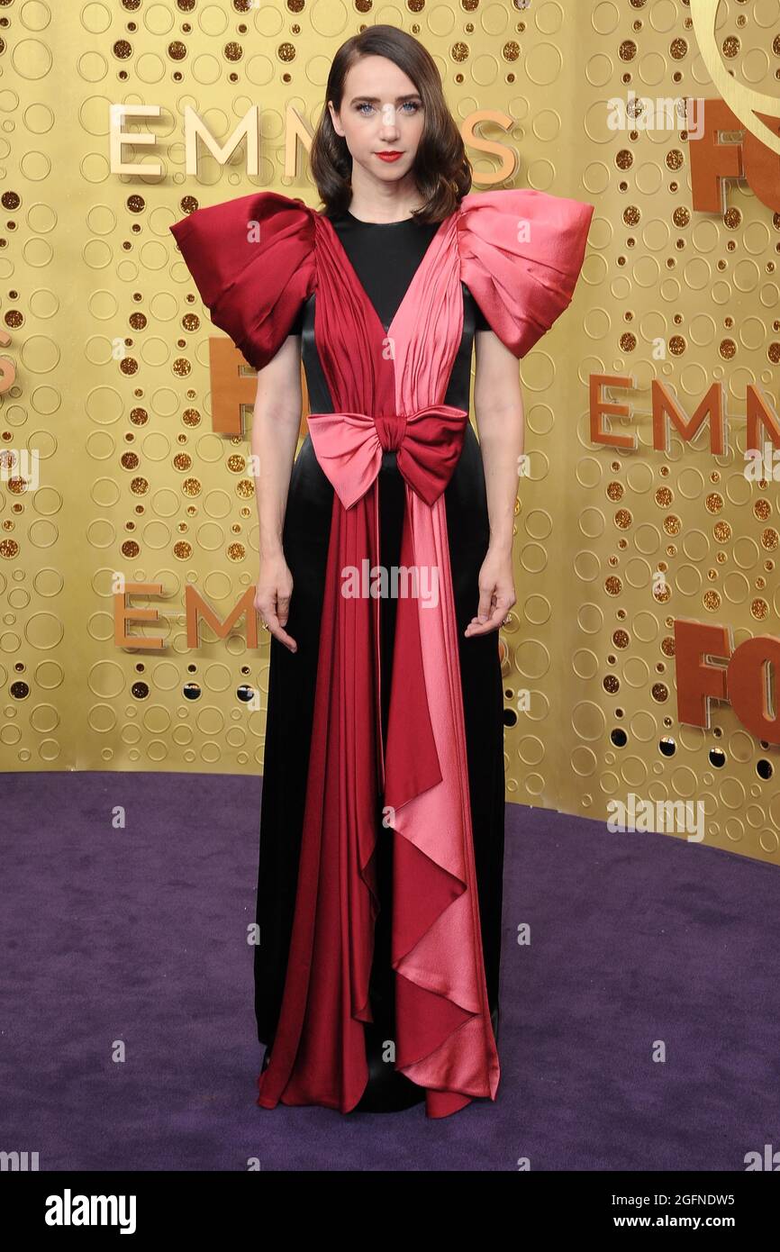 Los Angeles - CA -20190922 - The 71st Primetime Emmy Awards -PICTURED: Zoe Kazan Sara De Boer ...