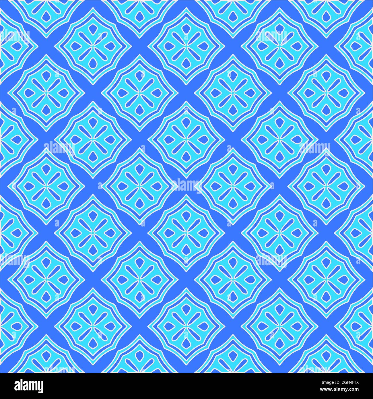 Geometric vector pattern with Aquamarine and blue colors. abstract ...