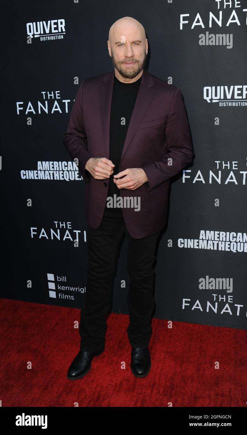 Hollywood - CA - 08/22/2019 The Fanatic Los Angeles Premiere -PICTURED: John Travolta Sara De ...