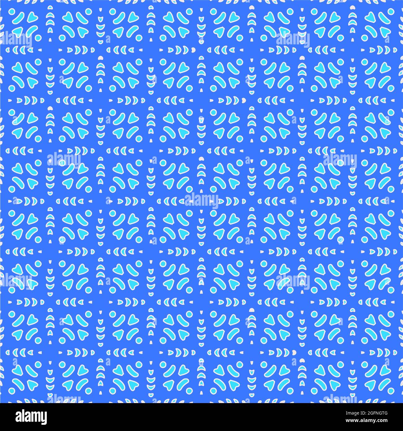 Geometric vector pattern with Aquamarine and blue colors. abstract ...