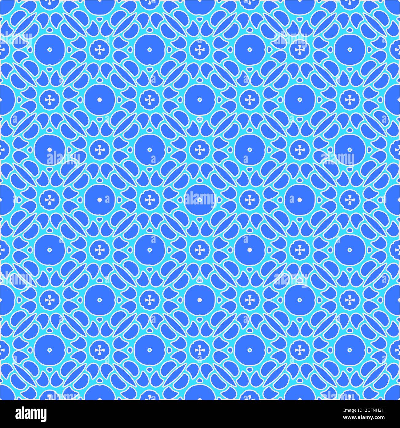 Geometric vector pattern with Aquamarine and blue colors. abstract ...
