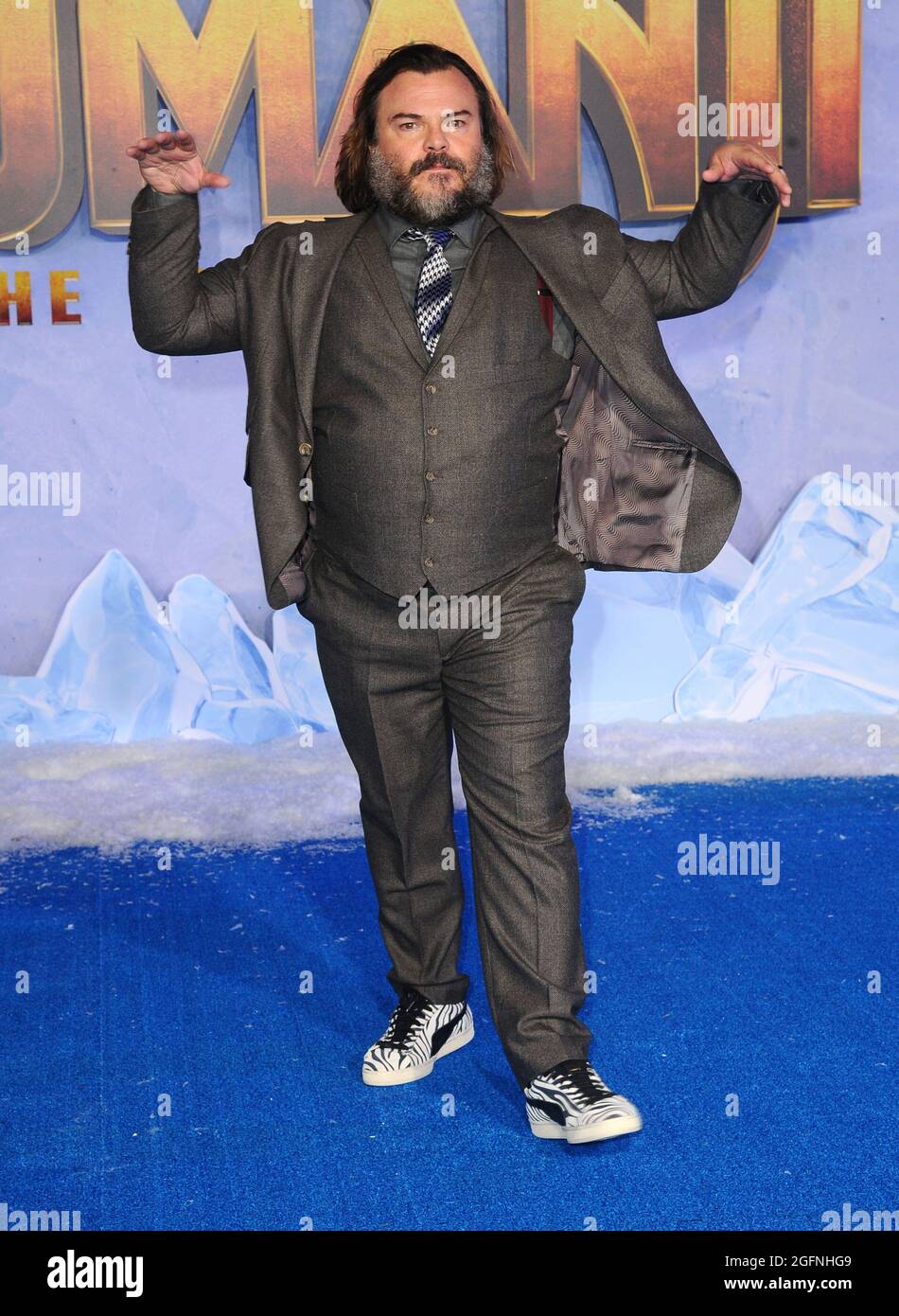 Los Angeles - CA - 12/09/2019 Jumanji Los Angeles Premiere -PICTURED: Jack Black Sara De Boer ...