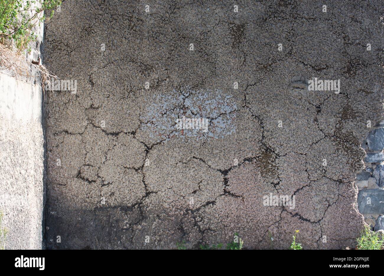 Old weathered grunge wall background texture pattern as abstract ...