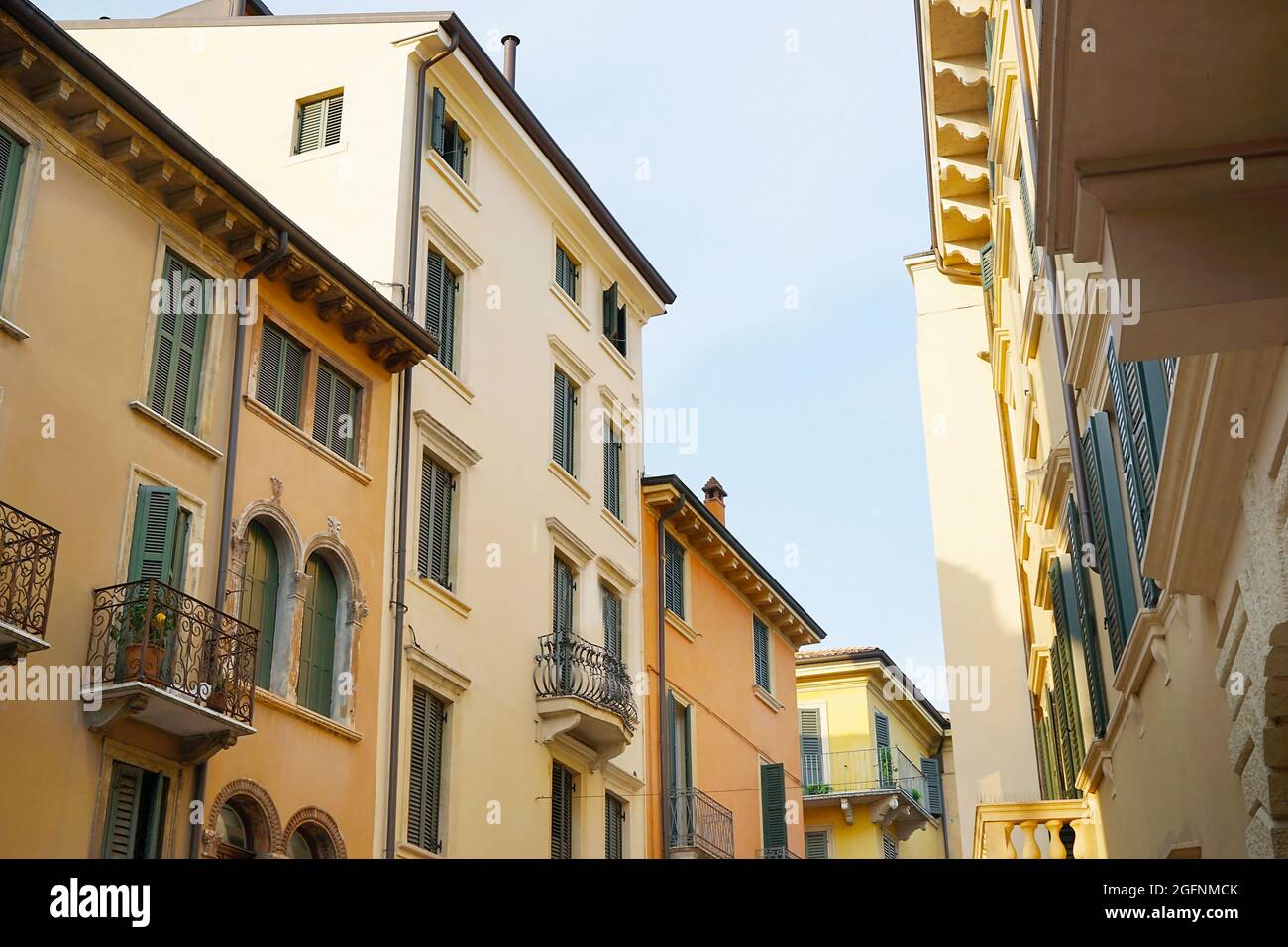 Beautiful old buildings background Stock Photo - Alamy