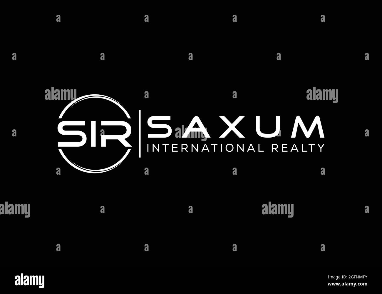 Initial Monogram Letter SIR Logo Design Vector Template SAXUM ...