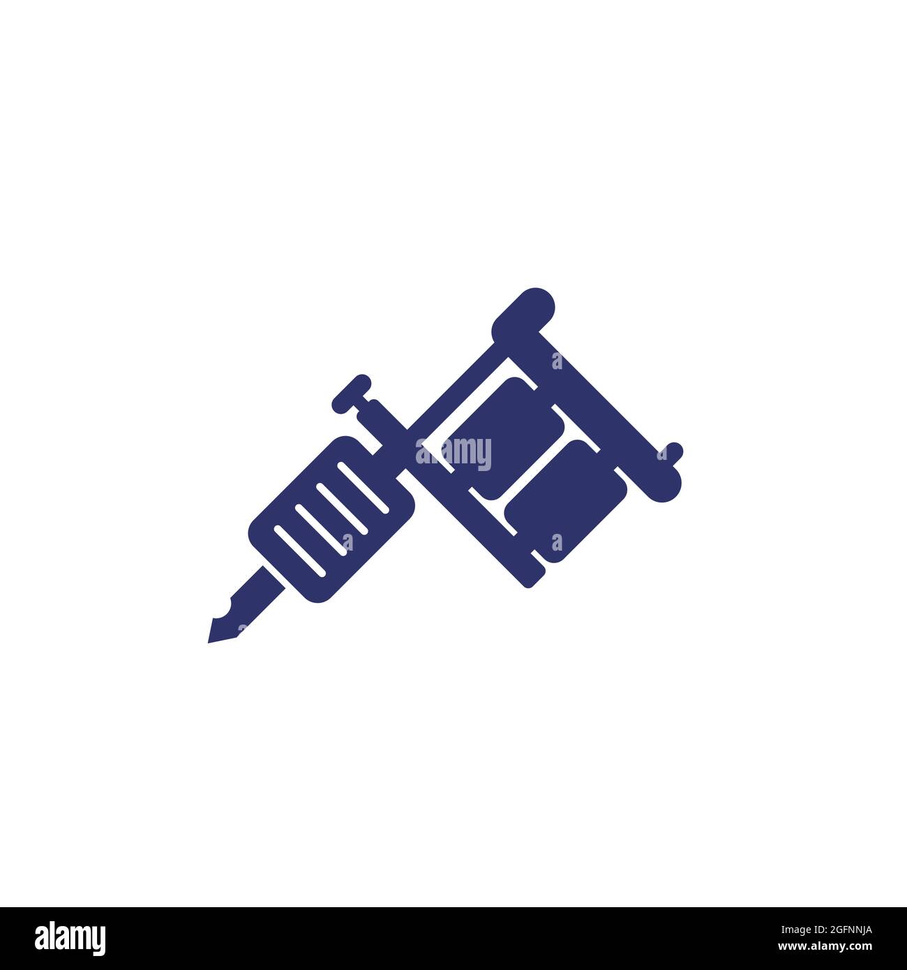 Tattoo machine gun isolated Stock Vector Images - Alamy