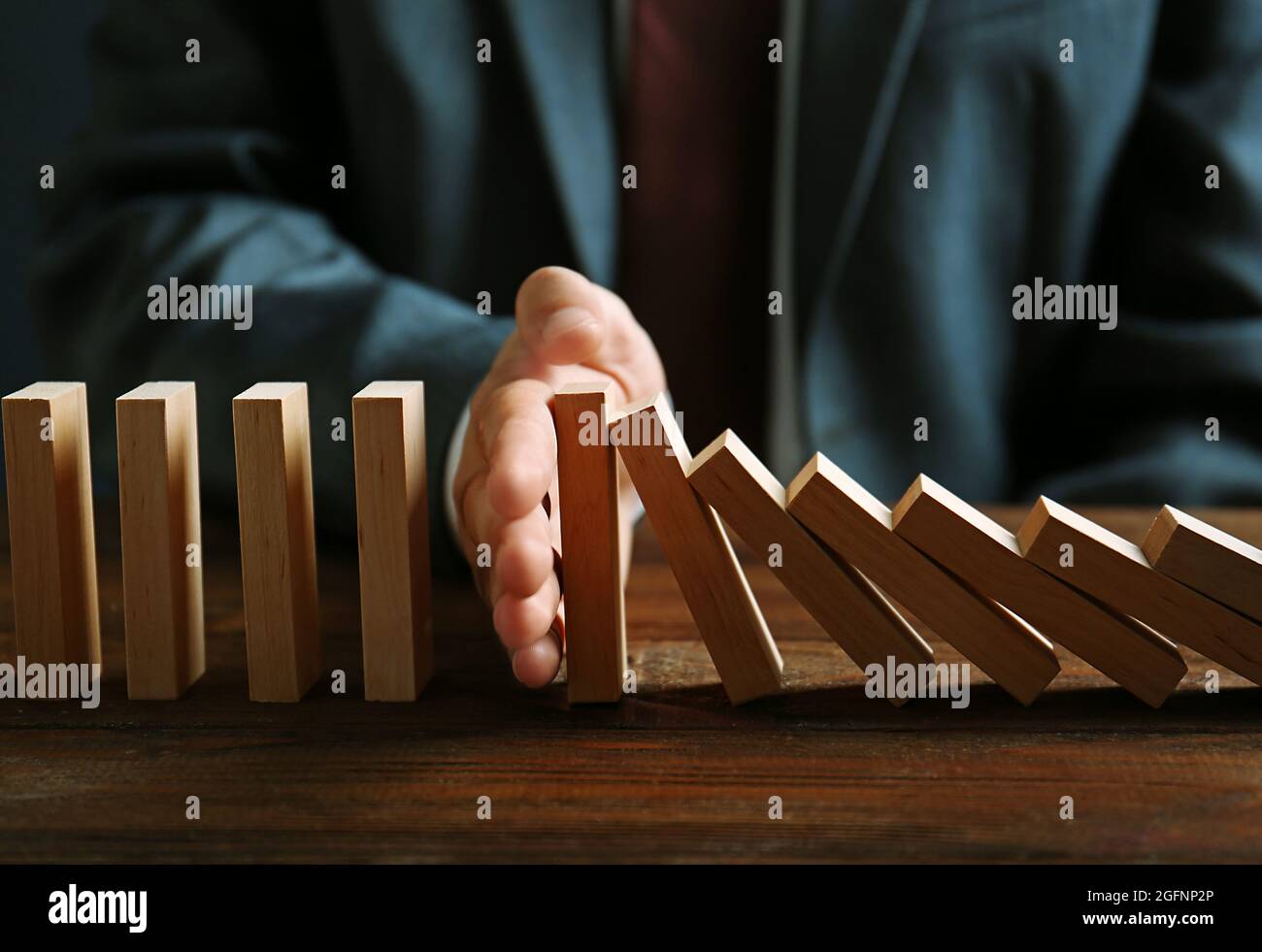 Toppling blocks hi-res stock photography and images - Alamy