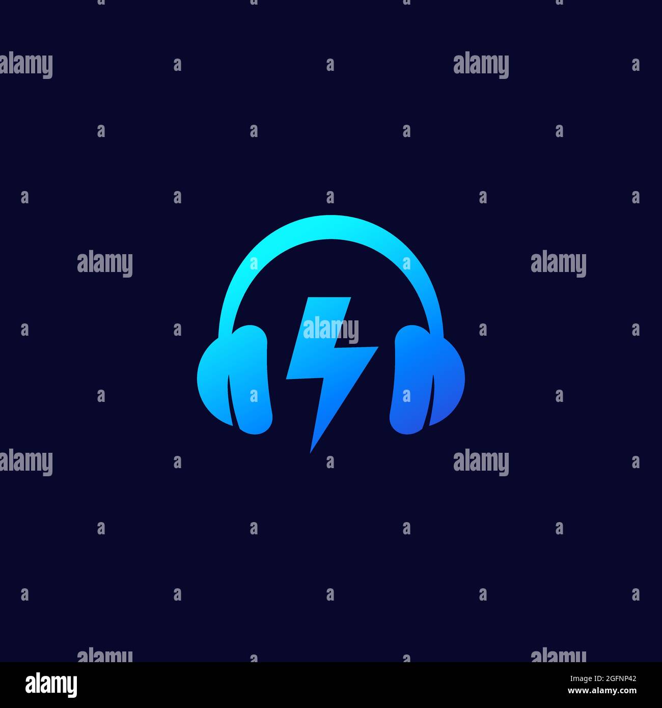 music and sound logo design Stock Vector Image & Art - Alamy