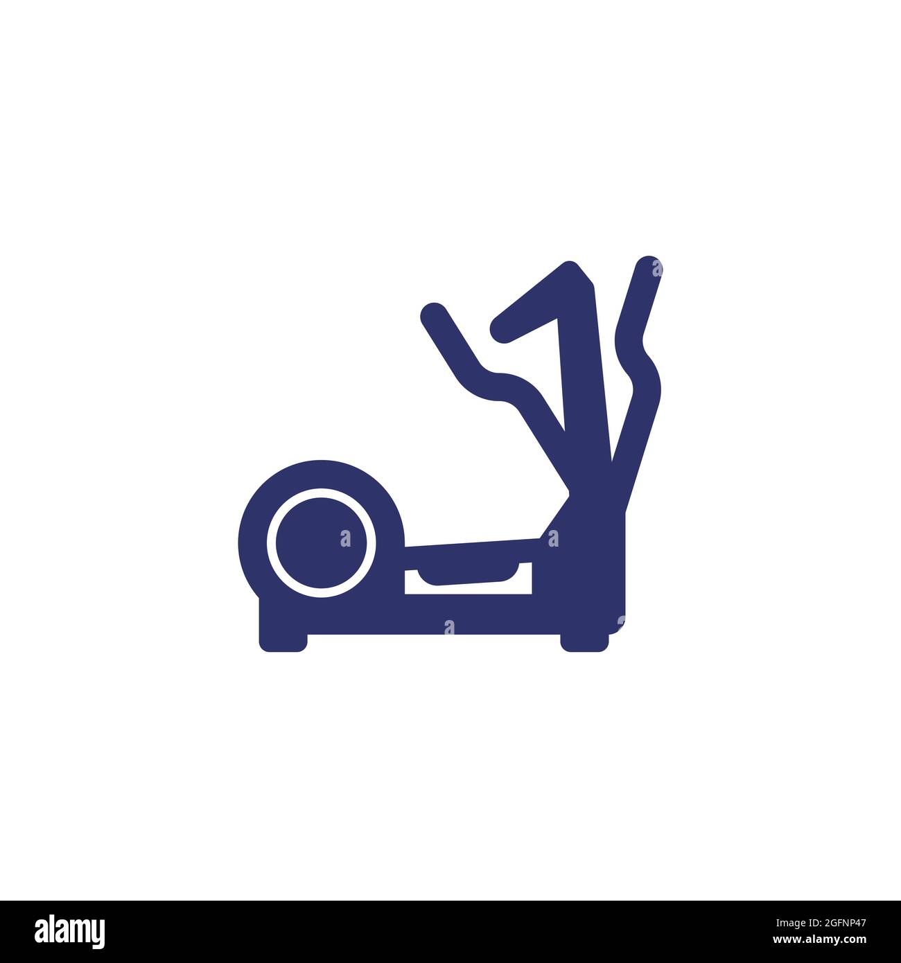 elliptical trainer icon on white Stock Vector Image & Art - Alamy