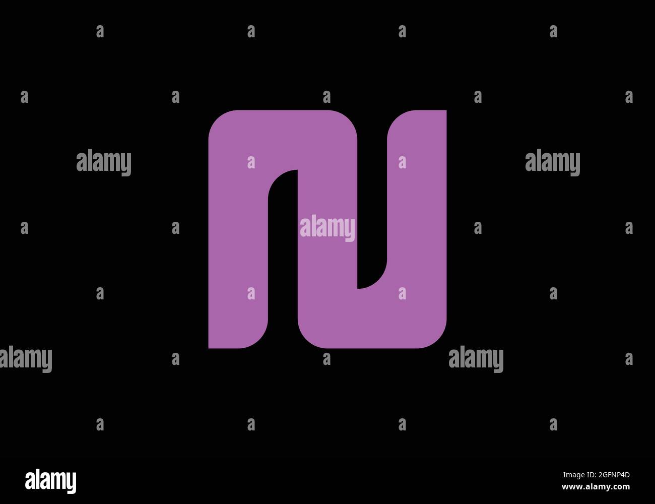 Initial Monogram Letter N Logo Design Vector Template N Letter Logo ...