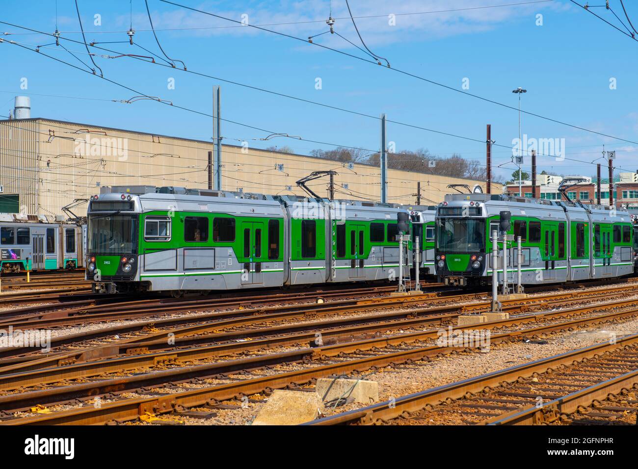Boston Metro MBTA Green Line Type 9 modern fleet by CAF USA at ...