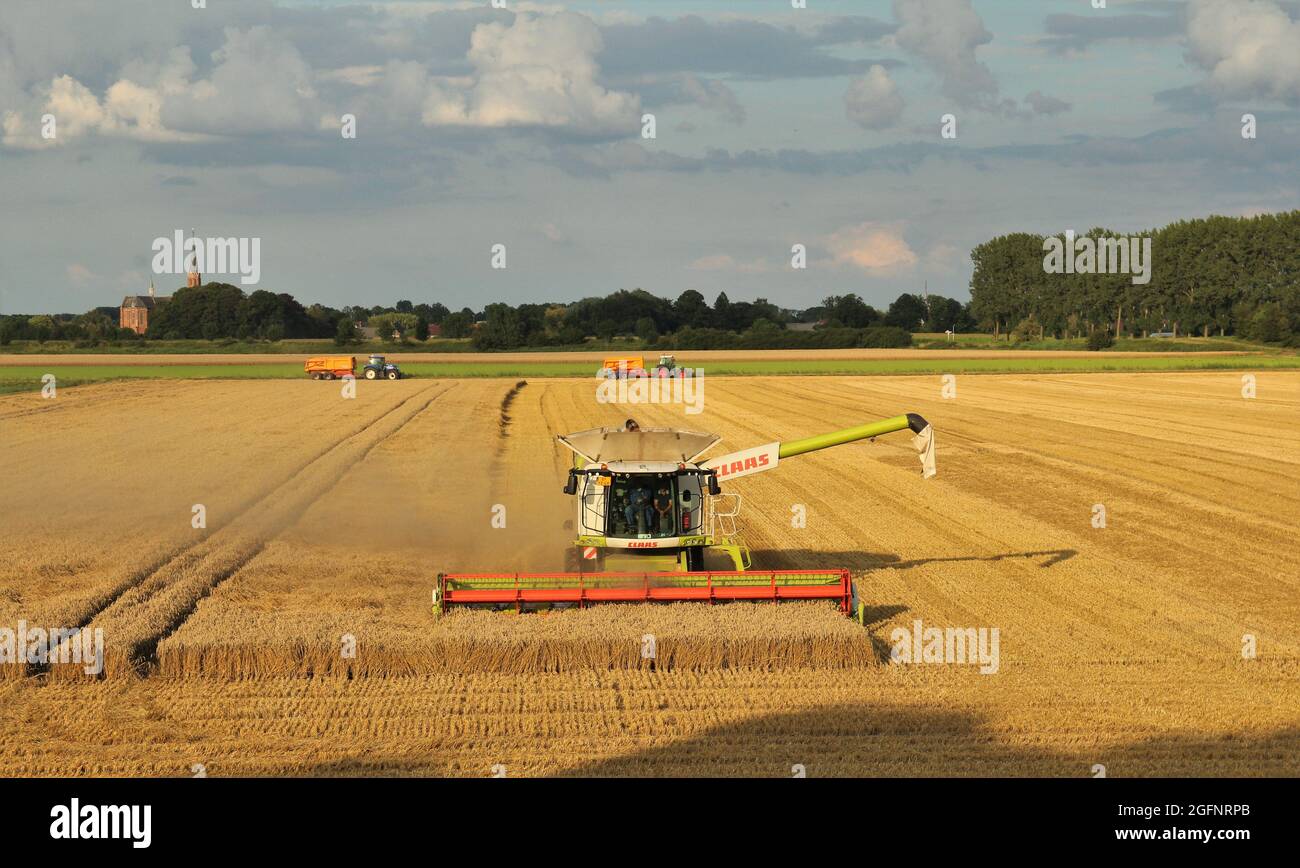Tractors combine harvester hi-res stock photography and images - Alamy
