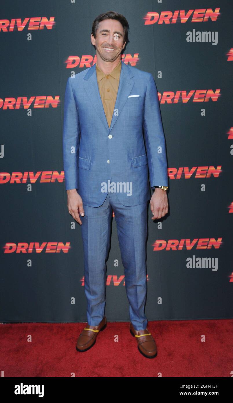 Hollywood - CA - 07/29/2019 Driven Los Angeles Premiere -PICTURED: Lee ...