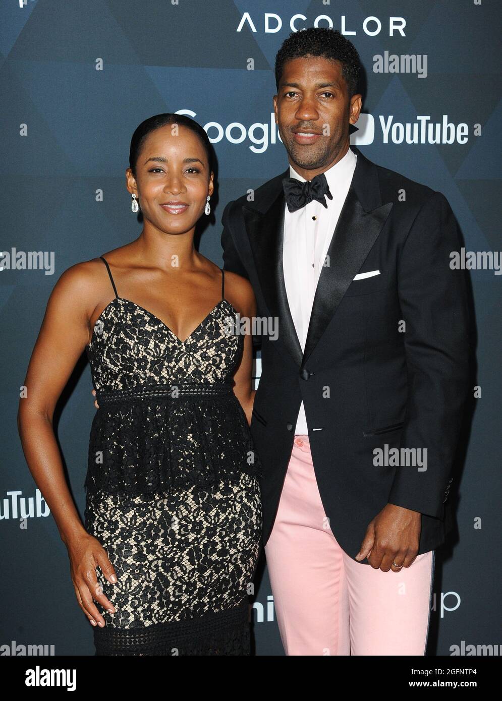 Los Angeles - CA - 09/08/2019 Adcolor Awards -PICTURED: Faune A. Chambers and Derek 'Fonzworth ...