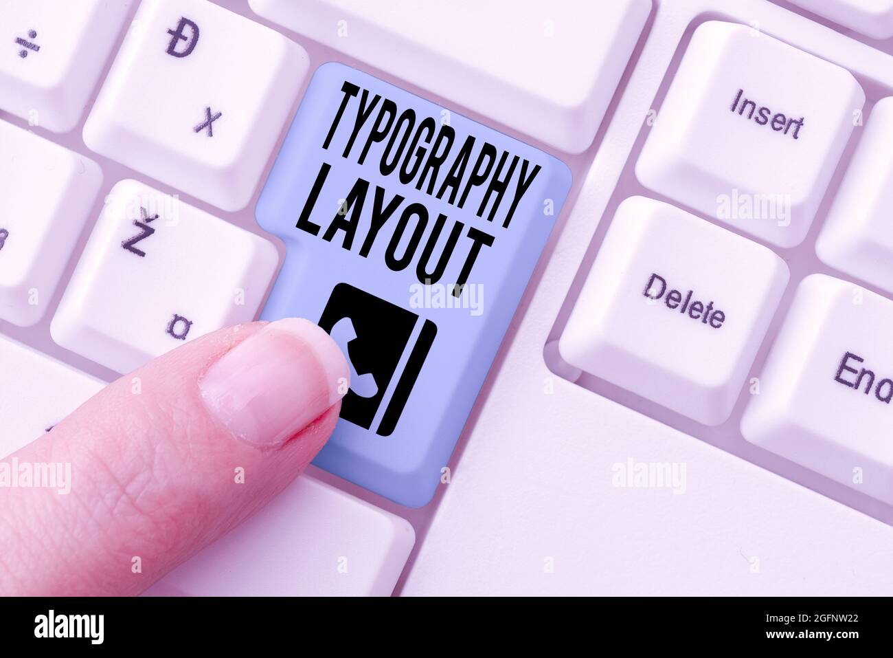 Text showing inspiration Typography Layout. Word Written on theory and ...