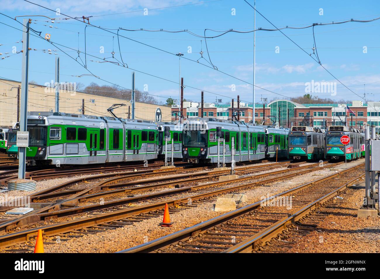 Boston Metro MBTA Green Line Type 9 modern fleet by CAF USA at ...