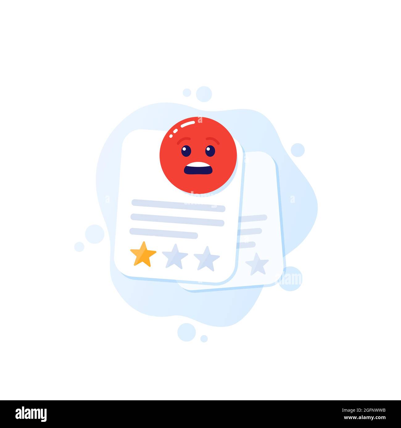 bad reviews and negative feedback vector icon Stock Vector Image & Art ...