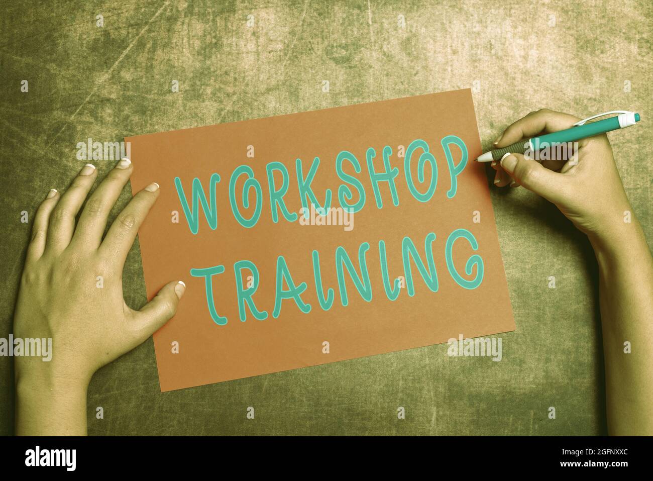 Text showing inspiration Workshop Training. Concept meaning ...