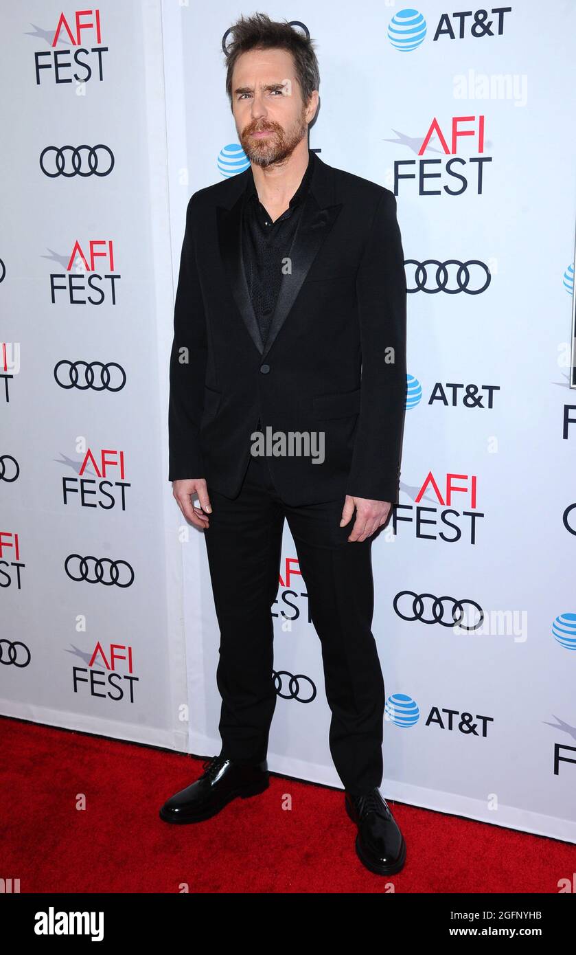Los Angeles - CA - 11/20/2019 AFI Fest Richard Jewell Premiere -PICTURED: Sam Rockwell Sara De ...