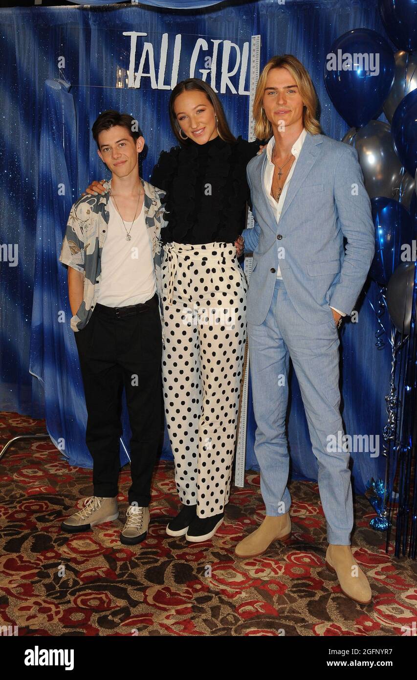 Los Angeles - CA - 08/23/2019 Tall Girl Photo Call -PICTURED: Griffin ...