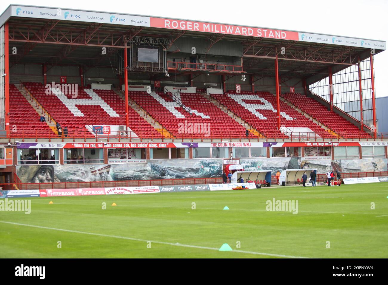 General view of the Hull College Craven Park West Stand Stock Photo - Alamy