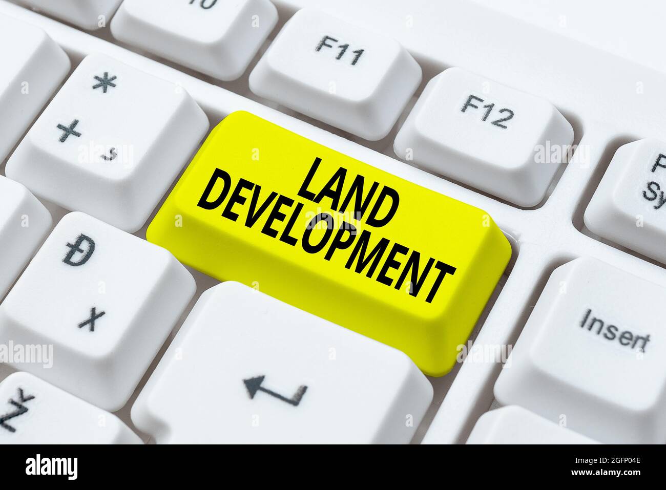 Inspiration showing sign Land Development. Business concept process of ...