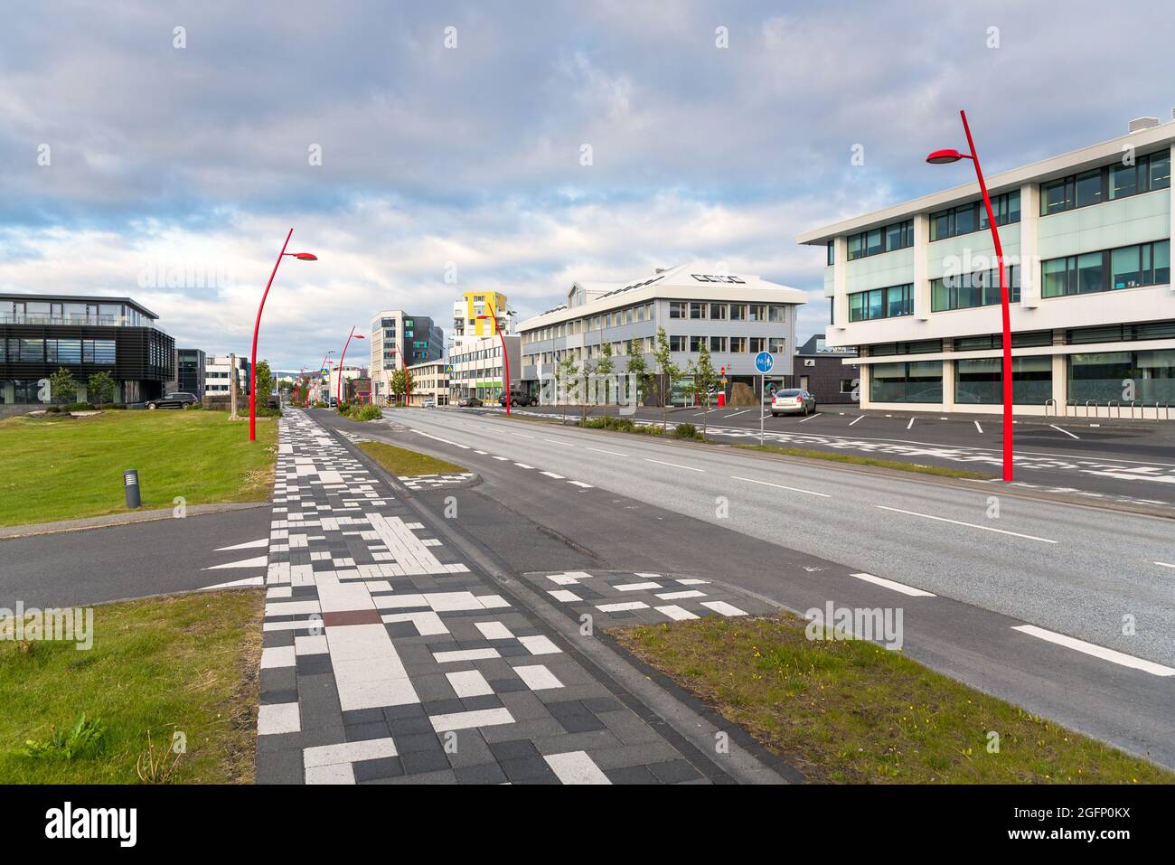 Car parking on footpath hi-res stock photography and images - Alamy