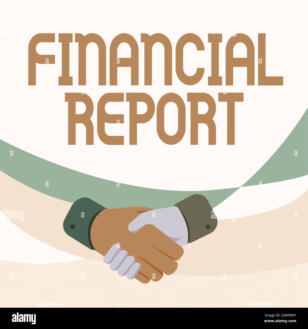 Hand writing sign Financial Report. Business approach formal records of ...