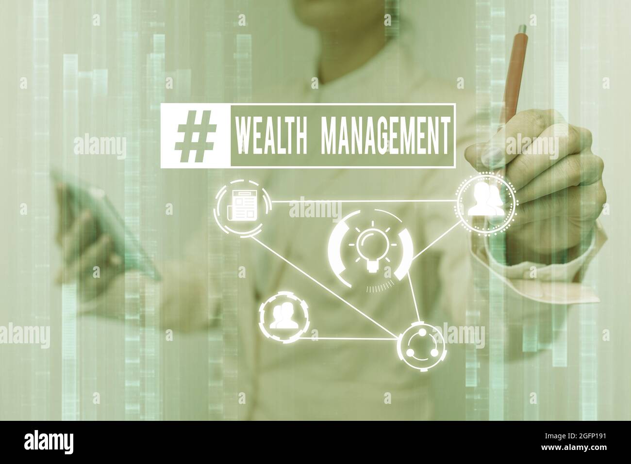 Text sign showing Wealth Management. Internet Concept performance ...