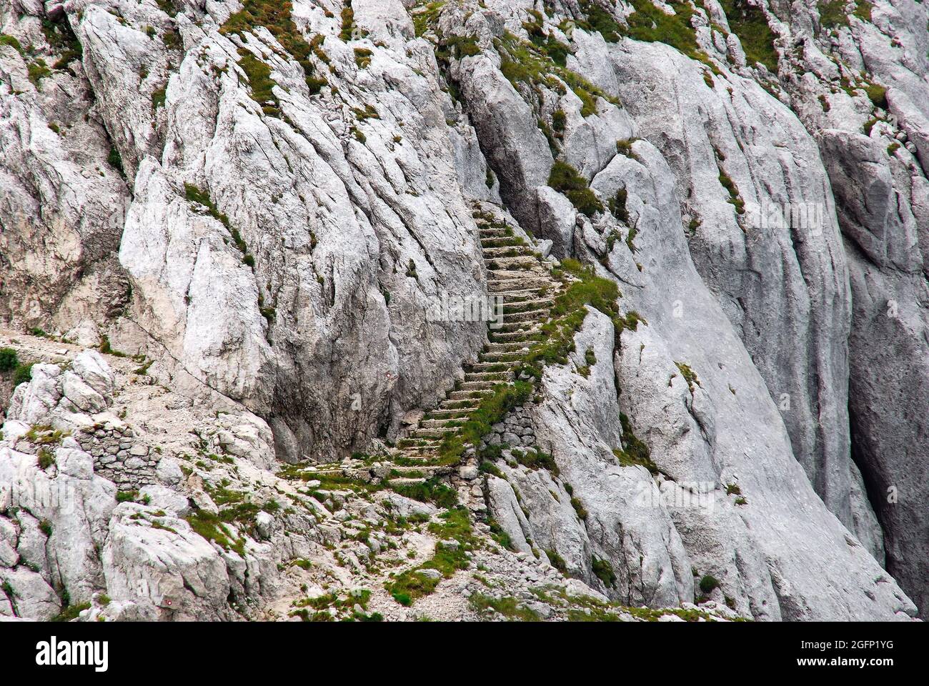 Slovenia, mount Batognica (monte Rosso). The mountain was the field of ...