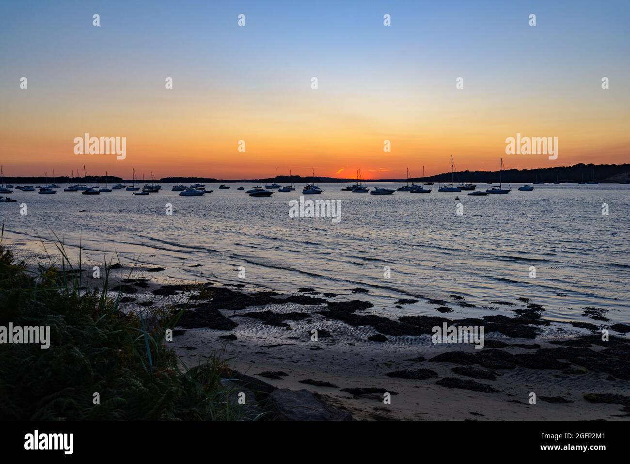 August sunset hi-res stock photography and images - Alamy