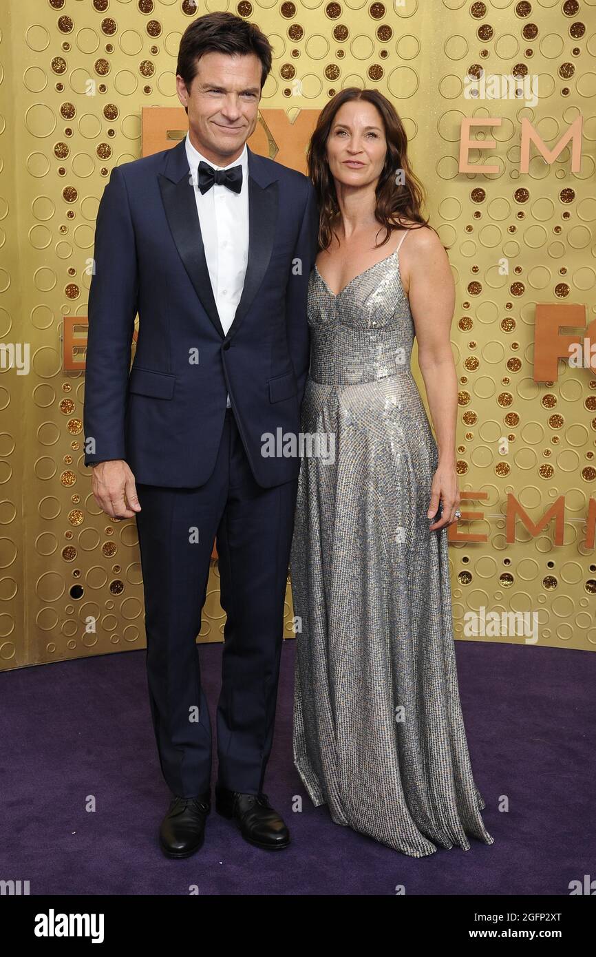 Los Angeles - CA -20190922 - The 71st Primetime Emmy Awards -PICTURED: Jason BatemanAmanda An ...