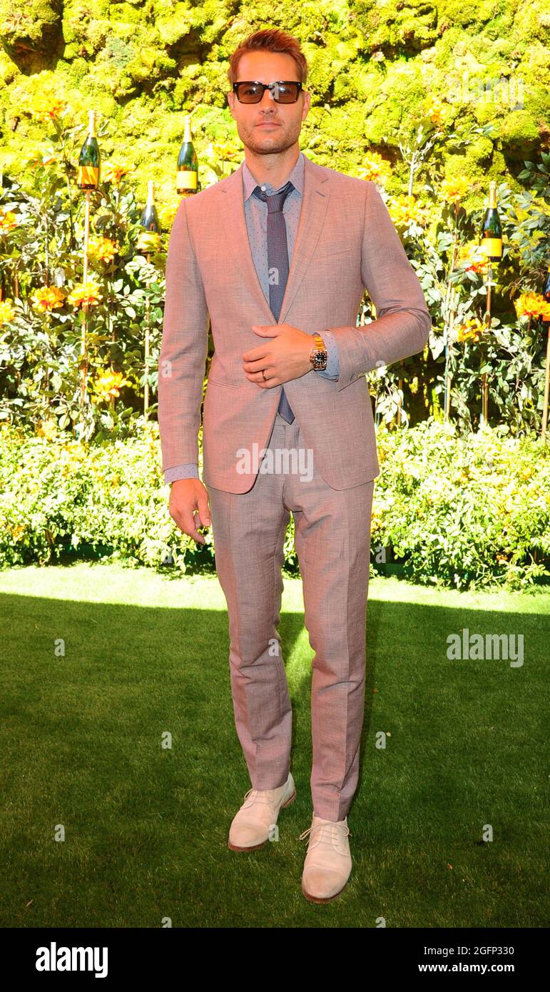 Los Angeles - CA - 10/05/2019 Veuve Clicquot Polo Classic -PICTURED: Justin Hartley Sara De Boer ...