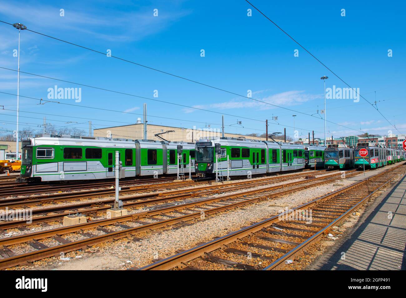 Boston Metro MBTA Green Line Type 9 modern fleet by CAF USA at ...