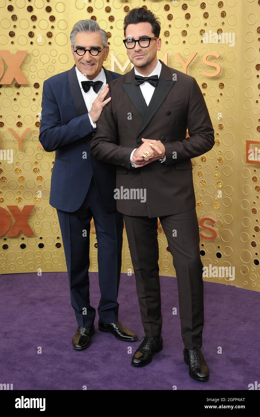 Los Angeles - CA -20190922 - The 71st Primetime Emmy Awards -PICTURED: Eugene LevyDaniel Levy ...