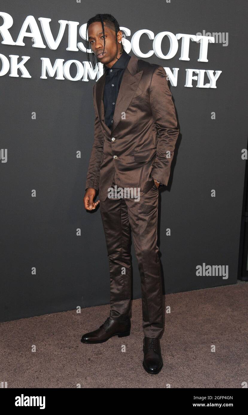-Santa Moni - CA - CA - 08/27/2019 Travis Scott Look Mom I Can Fly LA Premiere -PICTURED: Travis ...