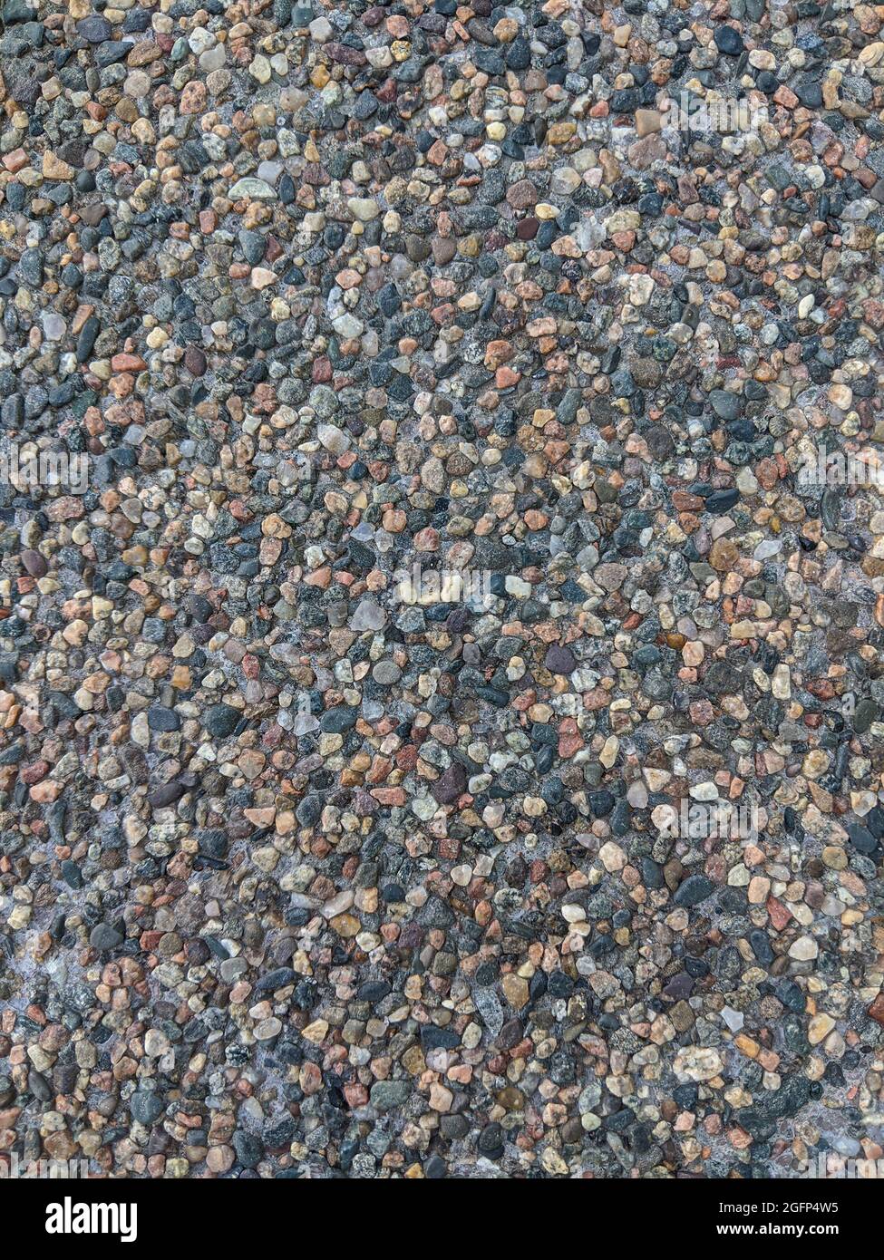 Background from small pebbles, abstract background for an inscription ...