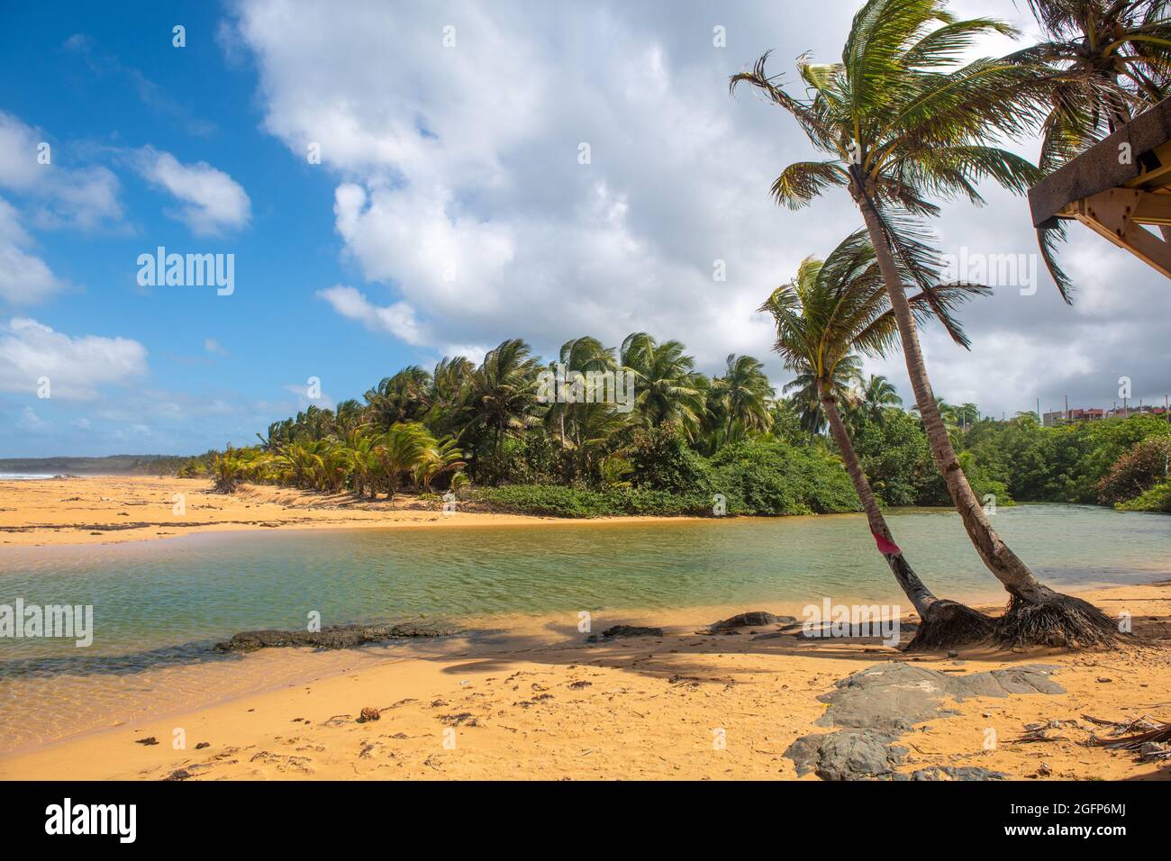 Scenic island landscape. - Puerto Rico Stock Photo - Alamy