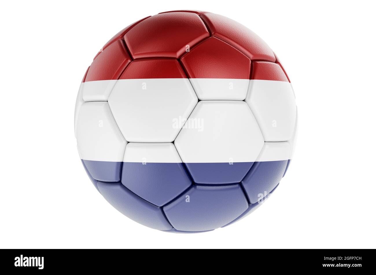 Soccer ball or football ball with The Netherlands flag, 3D rendering ...
