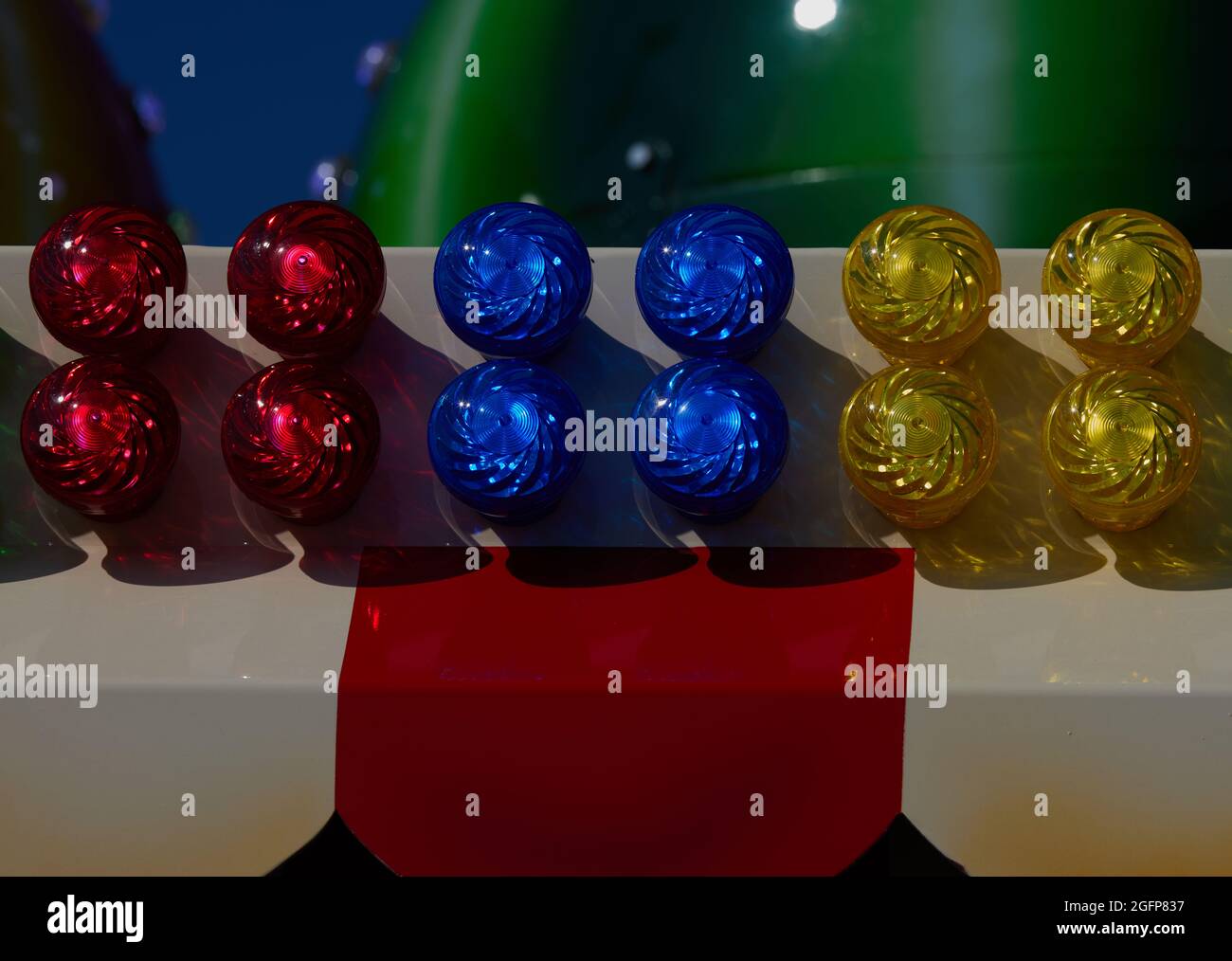 Groups of lamps in different colours Stock Photo - Alamy