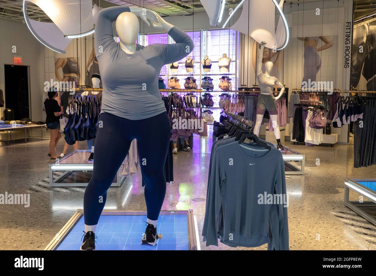 Nike NYC flagship store is on Fifth Avenue, NYC, USA Stock Photo - Alamy