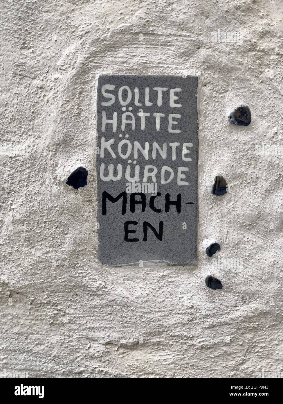 A vertical shot of a motto Stock Photo - Alamy