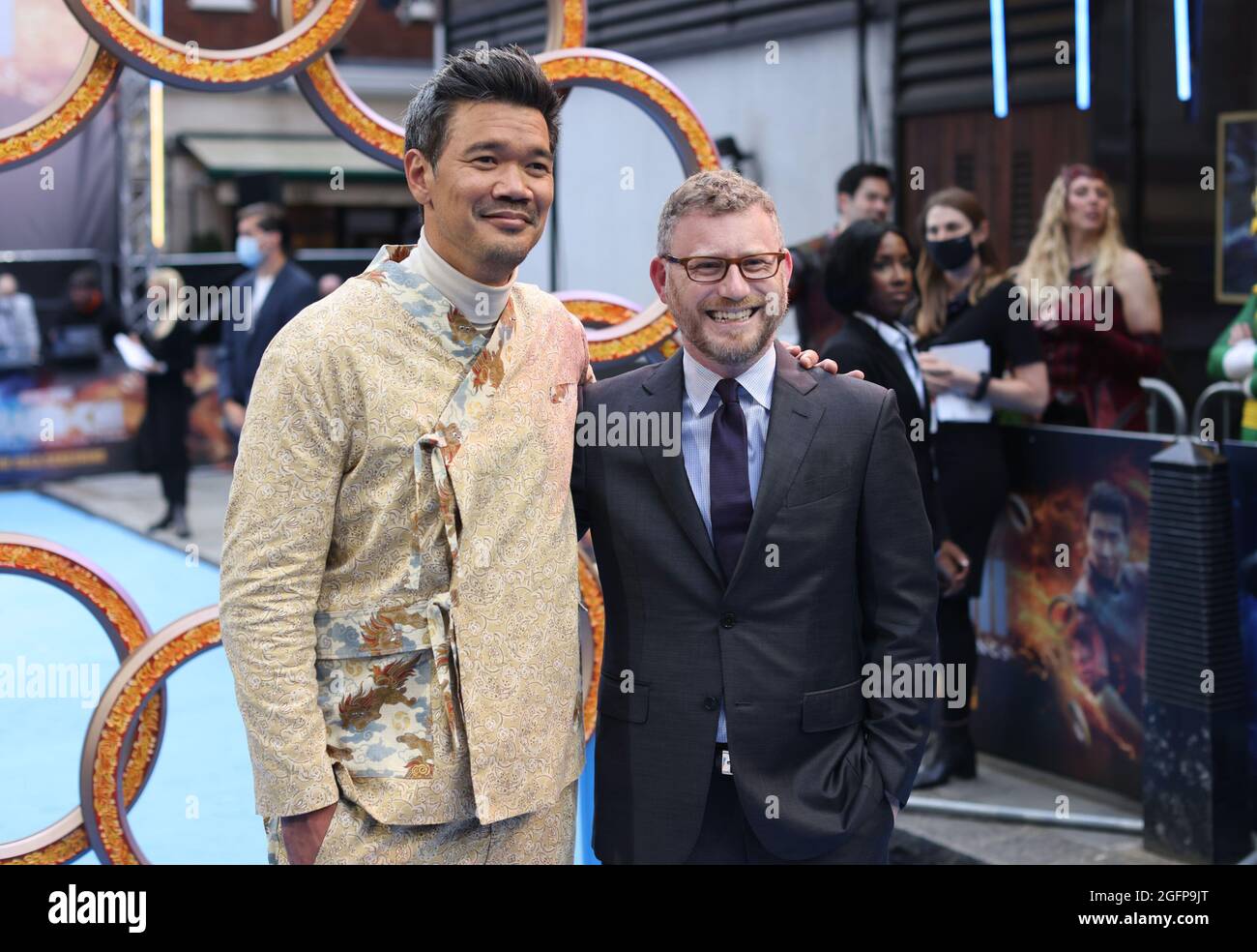 Destin Daniel Cretton and Jonathan Schwartz arriving for the UK ...