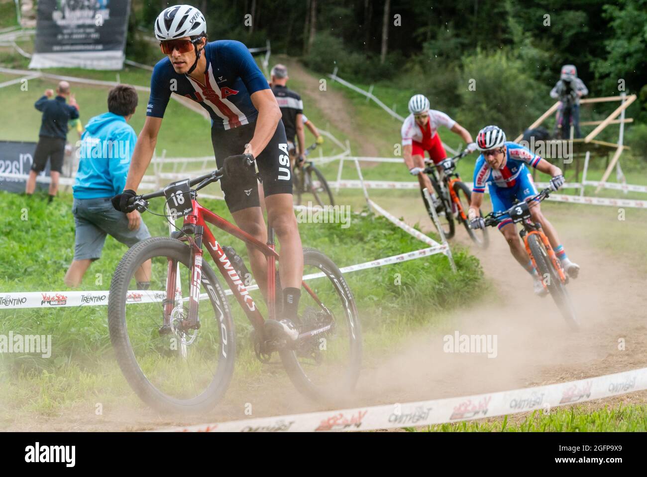 Christopher BLEVINS of the USA, 1st place elite men, during the Cross ...