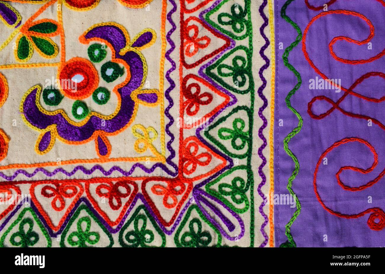 Kutch embroidery hi-res stock photography and images - Alamy