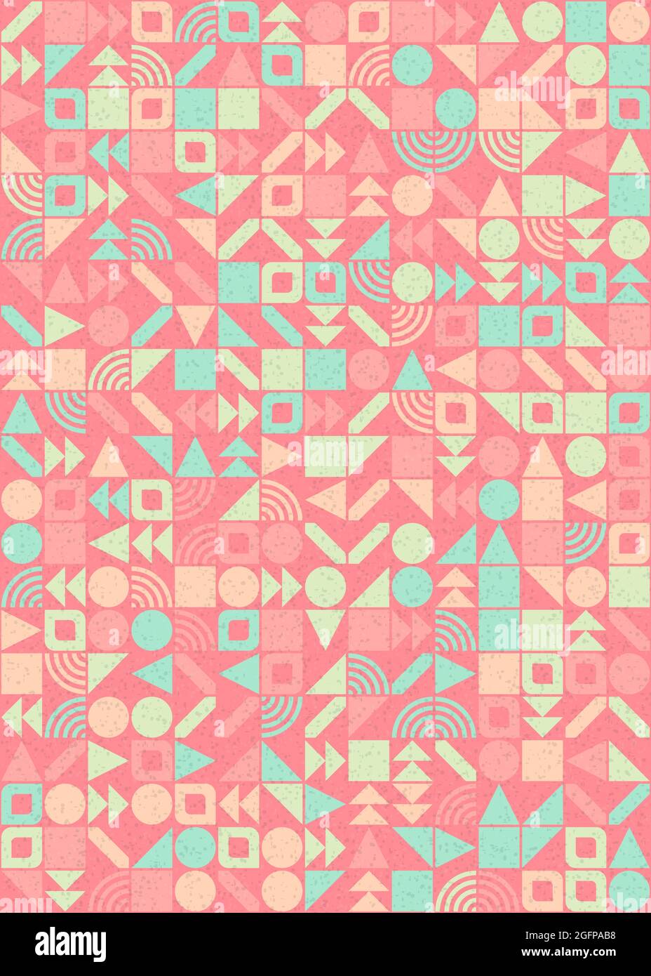 Abstract Geometrical generative computational art illustration Stock Vector Image & Art - Alamy