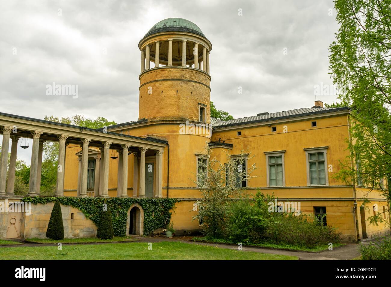 Lindstedt Castle in Potsdam is an accessible place for visitors Stock ...